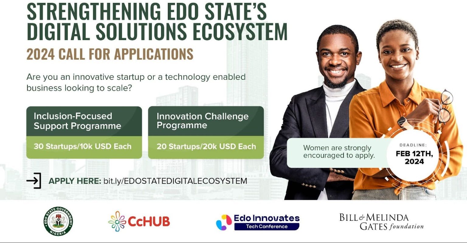 Co-Creation Hub and Edo State Government Launch Landmark Startup ...